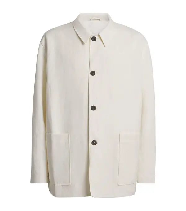 Studio Nicholson Linen-wool Nopi Jacket
