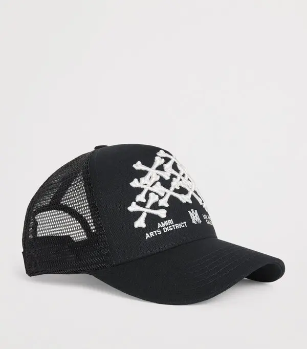 Amiri Stacked Bones Trucker Hat