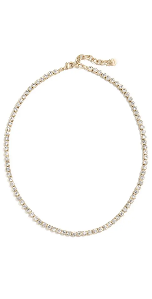 HART Bezel Tennis Necklace - Gold