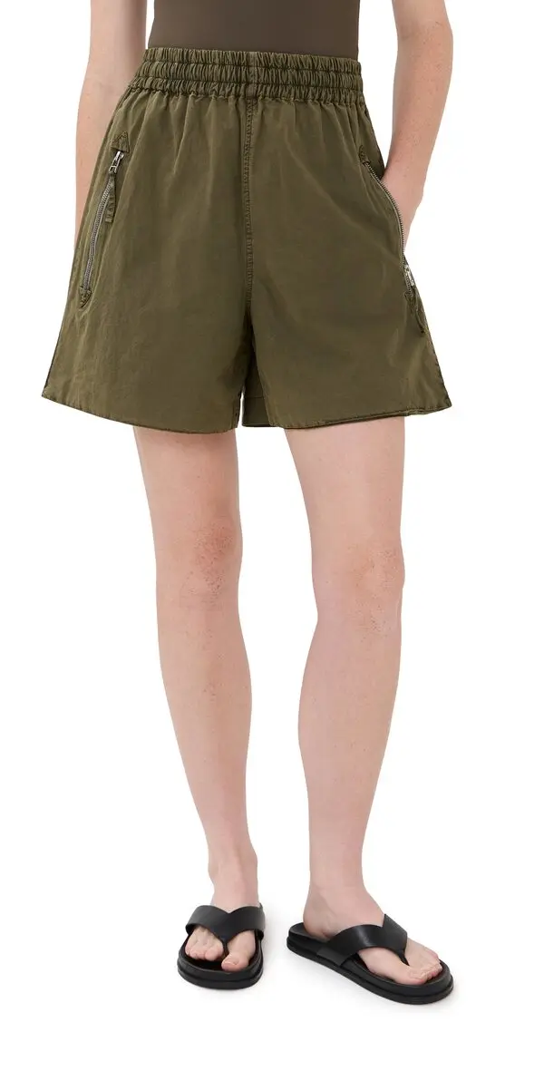 Co Panelled Cotton Shorts