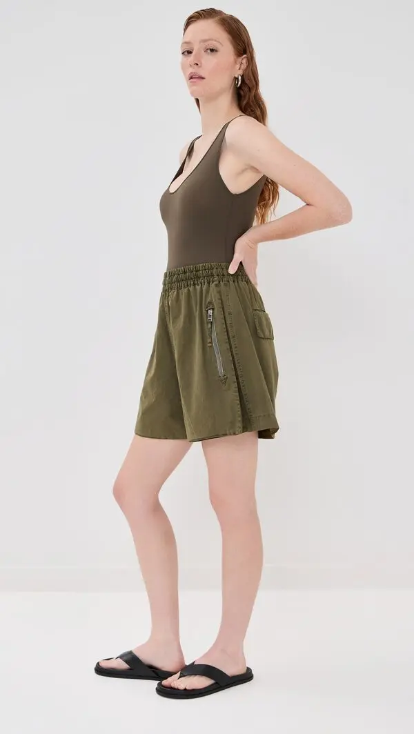 Co Panelled Cotton Shorts