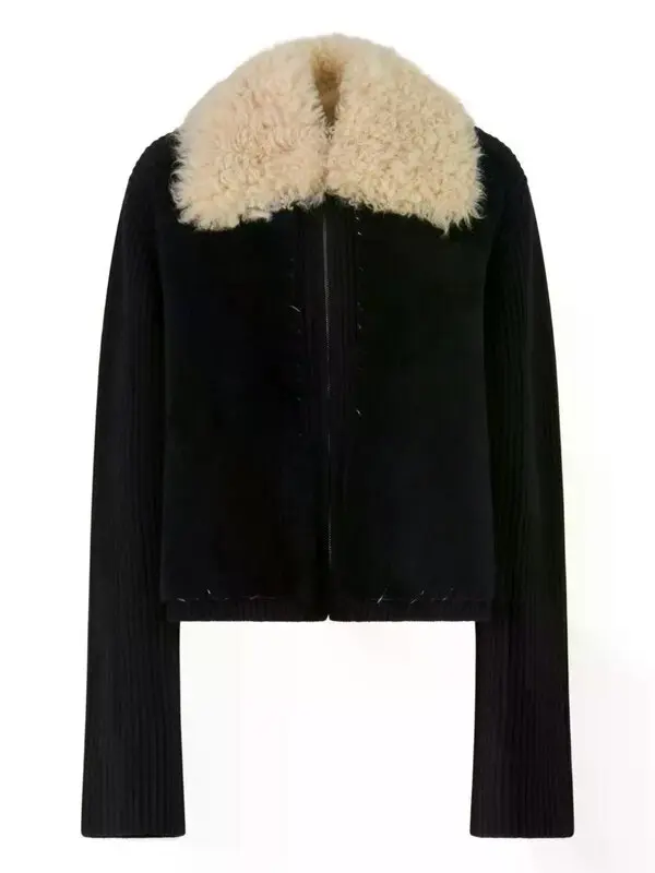 Marni Fur-collared Zip Jacket