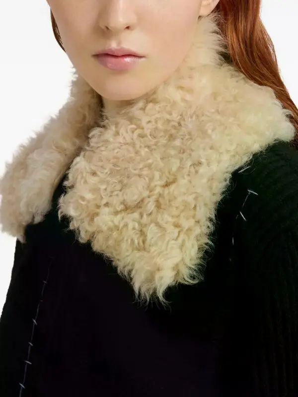 Marni Fur-collared Zip Jacket