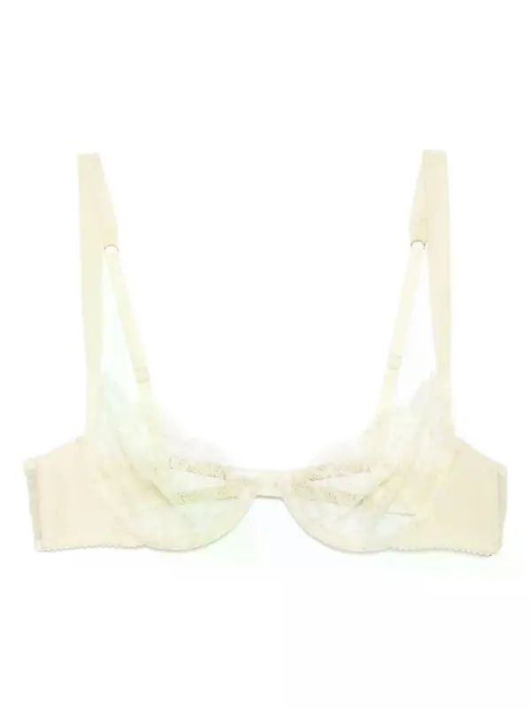 Kiki De Montparnasse Cadeau Demi Bra - Yellow