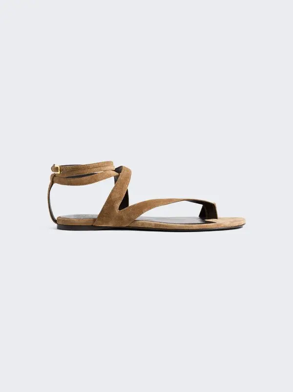 Khaite Aimee Ankle Strap Sandal