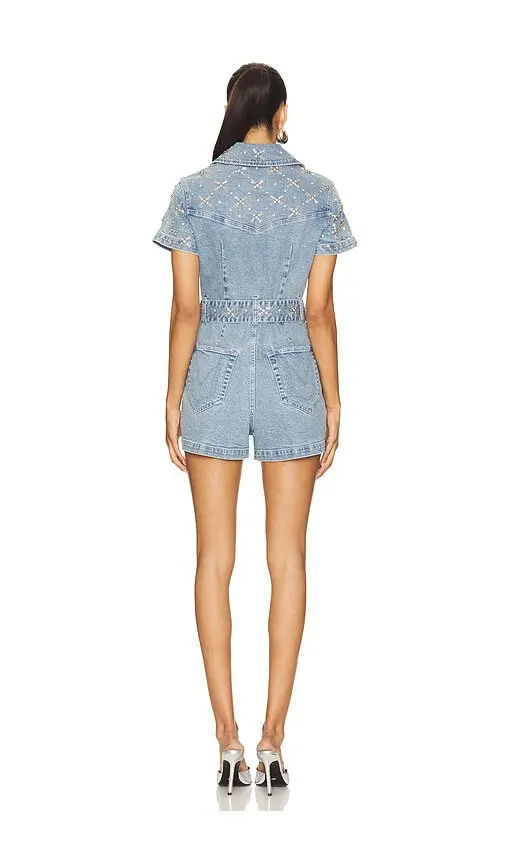 Show Me Your Mumu Dolly Denim Romper