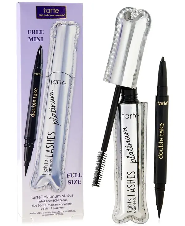 TARTE 2-pc. Platinum Status Lash & Liner Set - Black