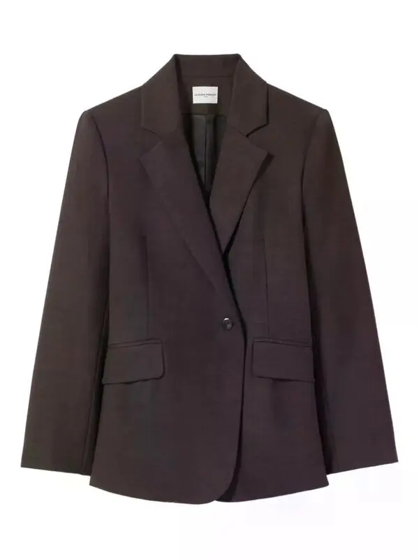 Claudie Pierlot Single-breasted Tailored Blazer - Brown