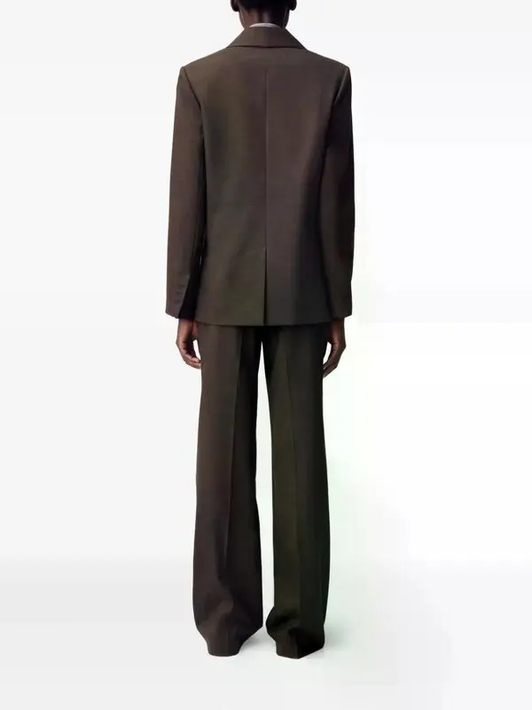 Claudie Pierlot Single-breasted Tailored Blazer - Brown