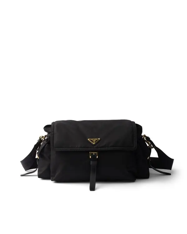 Prada Explore Large Re-nylon Shoulder Bag - Black