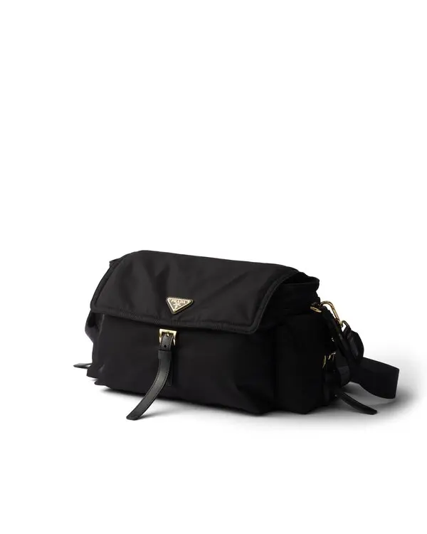 Prada Explore Large Re-nylon Shoulder Bag - Black