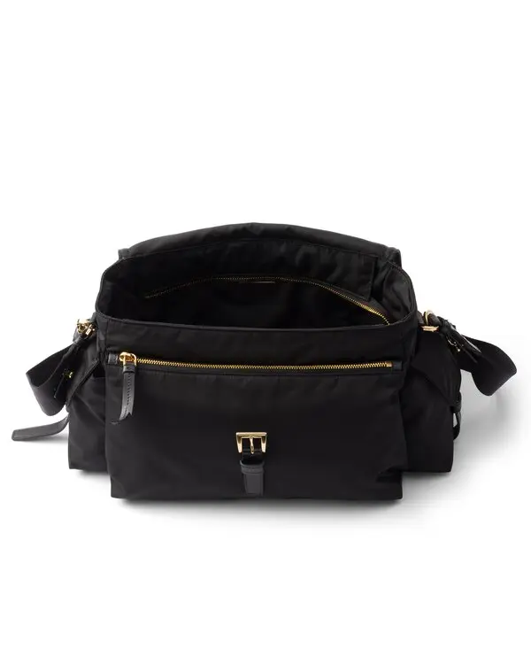 Prada Explore Large Re-nylon Shoulder Bag - Black