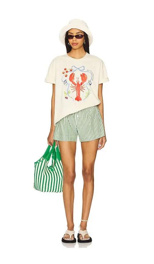 LOVERS AND FRIENDS Graphic Print Cotton T-shirt