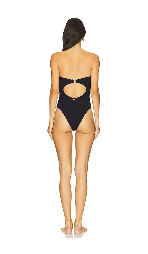 PatBO Breeze Jacquard Flower Applique One Piece