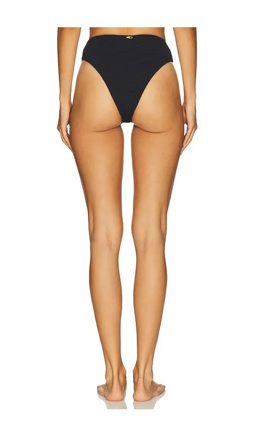PatBO Breeze Jacquard High Waist Bikini Bottom