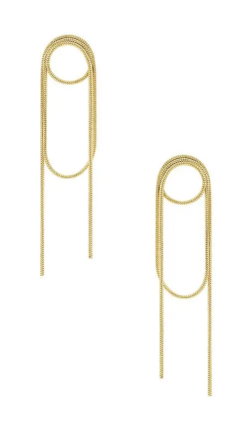 AMBER SCEATS Fletcher Earrings - Gold