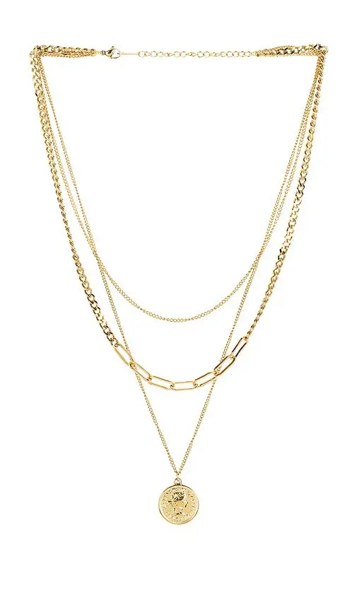 AMBER SCEATS Felix Necklace - Gold