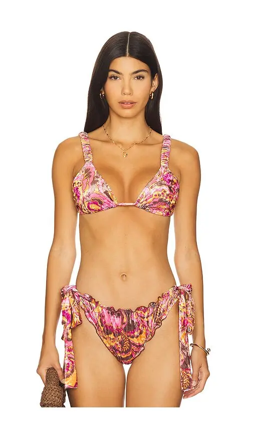 Free People X Melinda Bikini Top - Monarch In Bloom