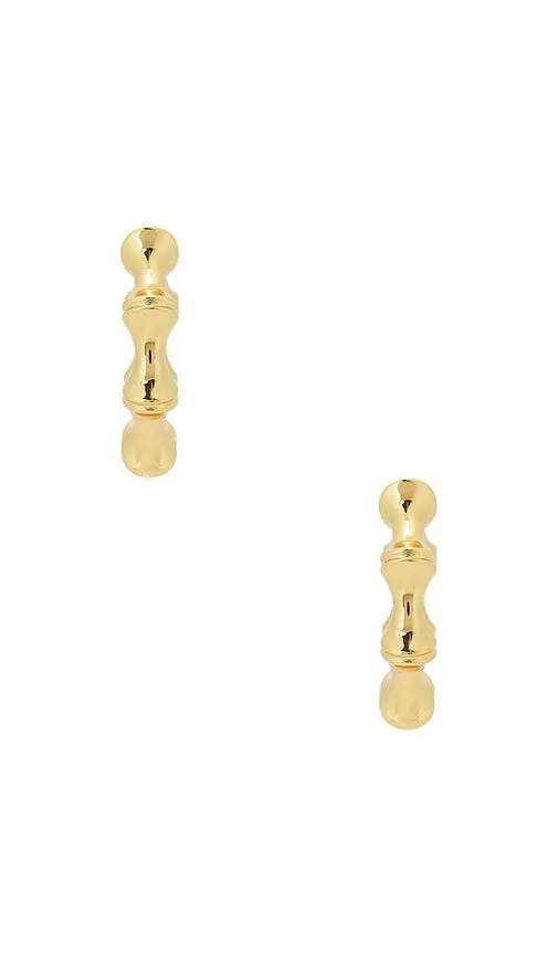 Eddie Borgo Bambu Hoop Earrings