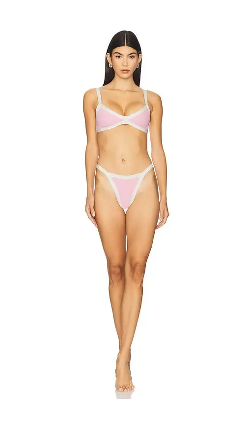 L*Space Mackenzie Bikini Bottom - Pink Sugar & Cream
