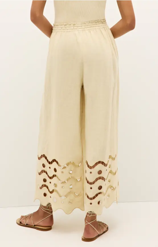 MARIE OLIVER Marin Pant - White