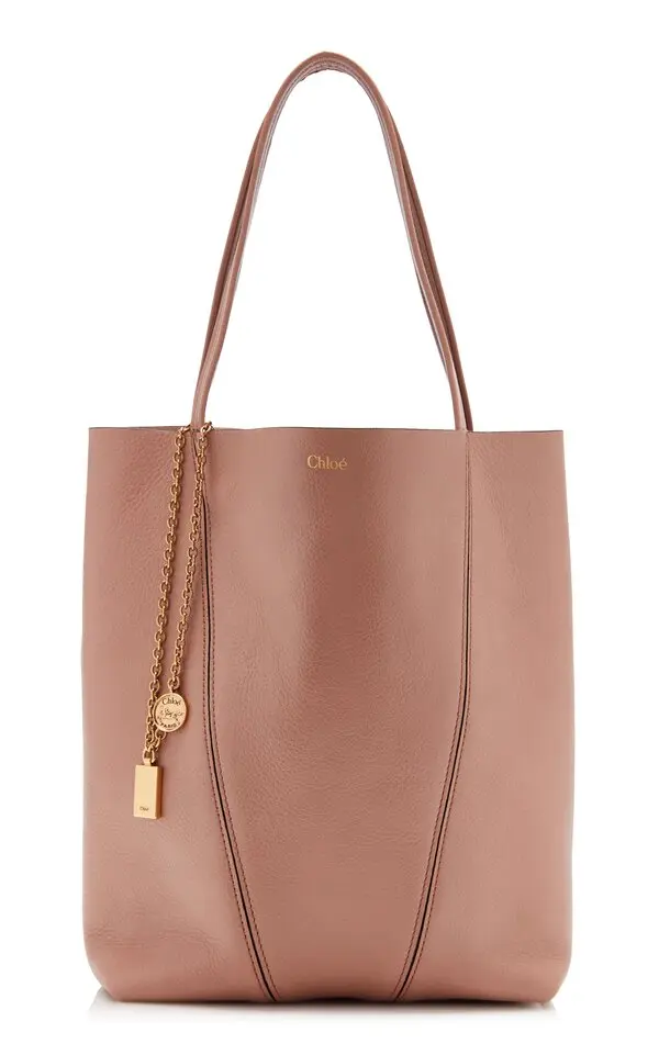 Chloé Spin Leather Tote - Neutral