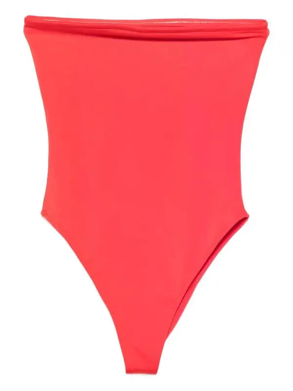 ROBERTA EINER X Kiss ‘n Thrill Matilda Strapless Swimsuit - Red