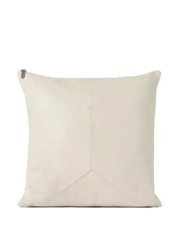 Brunello Cucinelli Leather Cushion - Neutrals