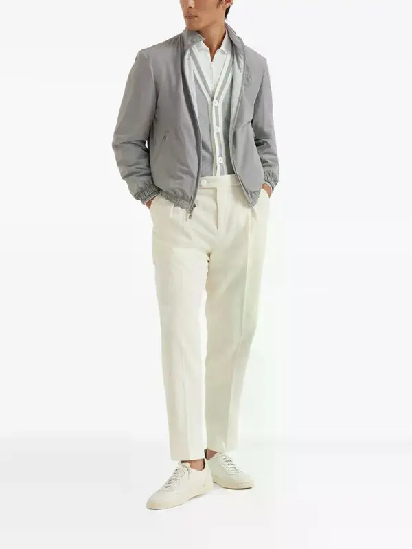 Brunello Cucinelli Cotton Straight-leg Trousers