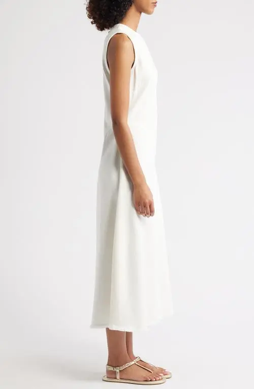 NEXT Asymmetric Seam Denim Maxi Dress
