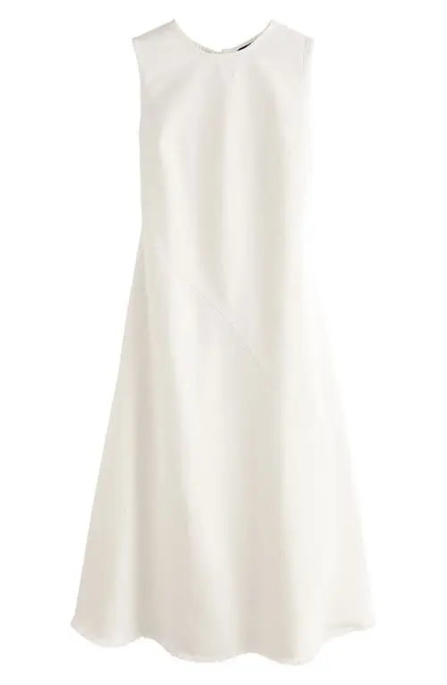 NEXT Asymmetric Seam Denim Maxi Dress