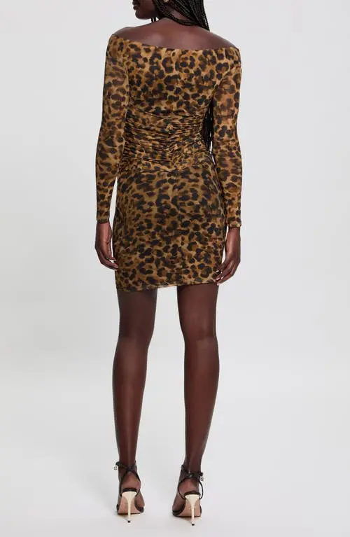 Guess Leopard Print Mini Dress