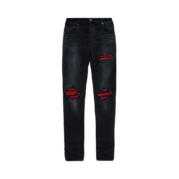 Amiri Mx1 Ultrasuede Jean - Black