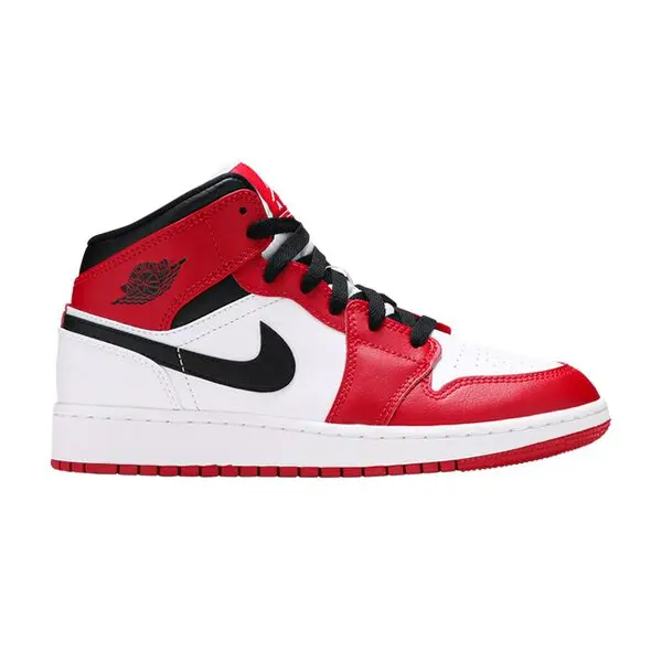 JORDAN 1 Mid Gs Sneakers - Red