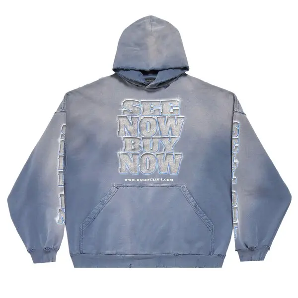Balenciaga Large Fit Hoodie