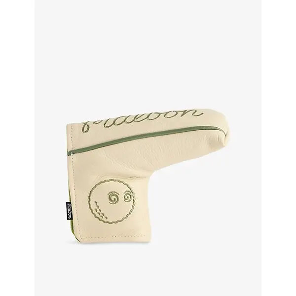 MALBON Leather Golf Headcover - Cream
