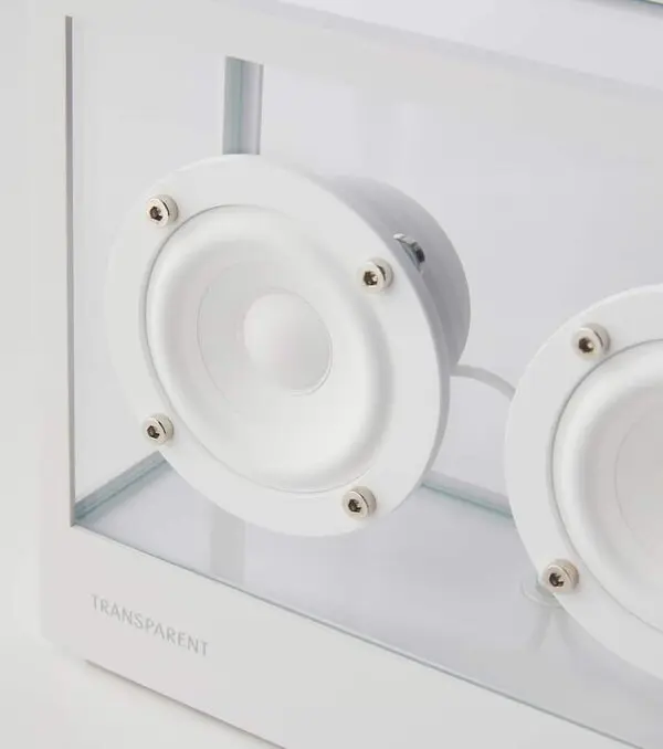 TRANSPARENT Small Speaker - White