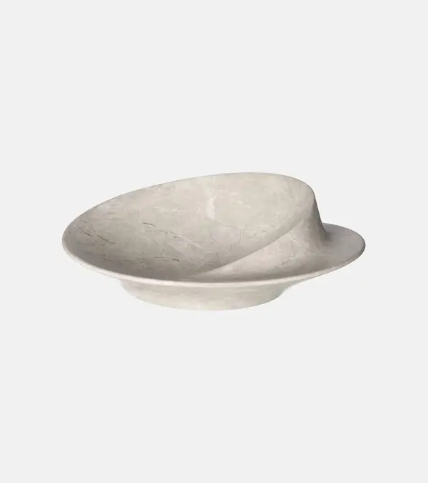 ZAHA HADID DESIGN Swirl L25 Marble Bowl - Grey