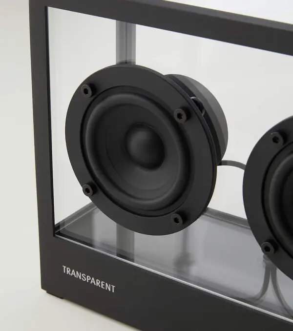 TRANSPARENT Small Speaker - Black