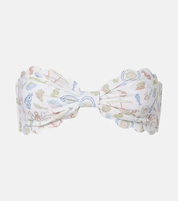Marysia Antibes Bandeau Bikini Top - Multicoloured