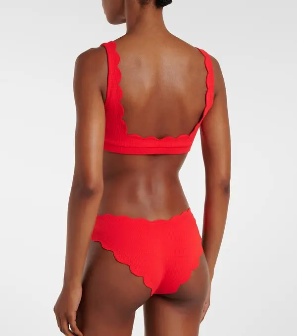 Marysia High Antibes Bikini Bottoms - Red