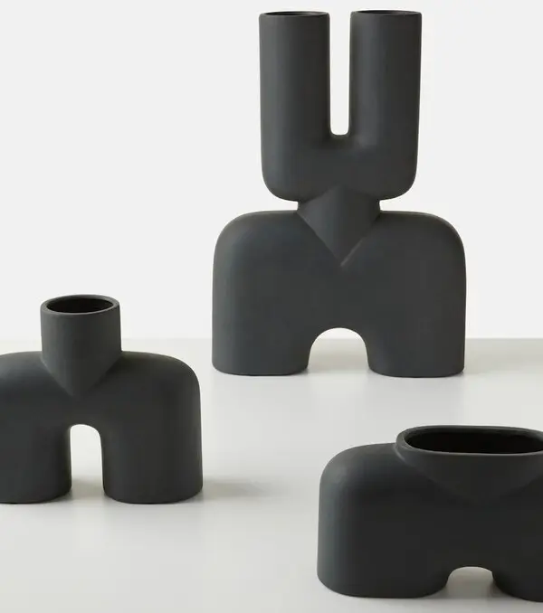 101 COPENHAGEN Cobra Uno Medium Vase - Black