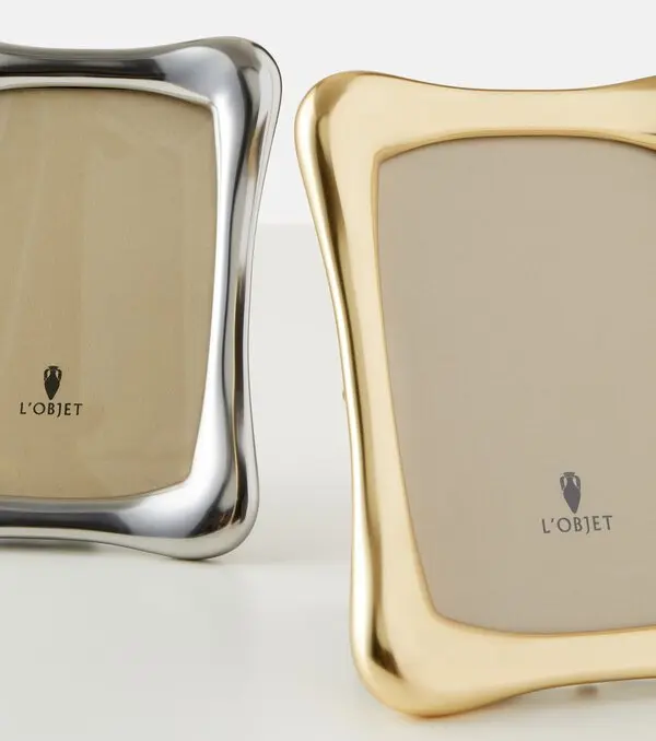 L'Objet Anton Platinum-plated Picture Frame - Silver