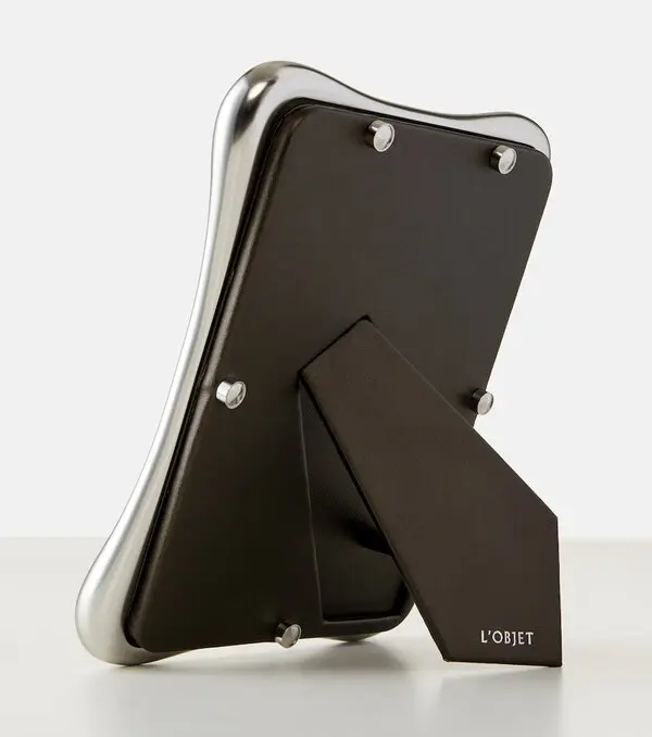 L'Objet Anton Platinum-plated Picture Frame - Silver