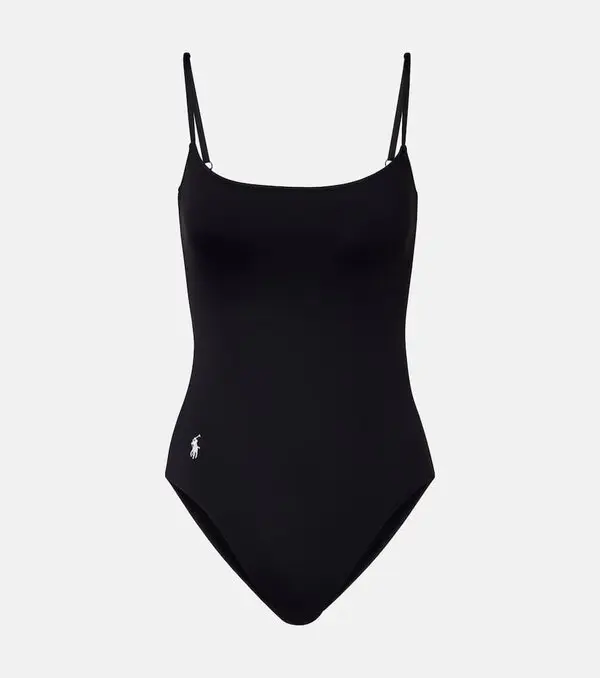 Polo Ralph Lauren Kennedy Logo Swimsuit - Black