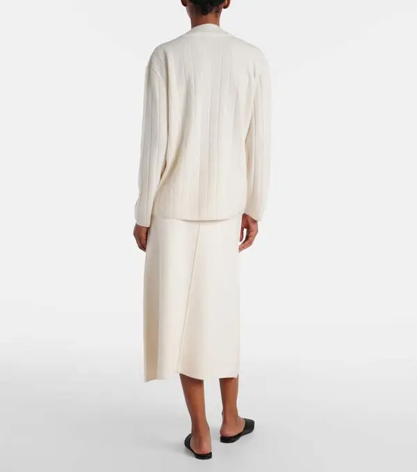 Max Mara Arten Cashmere Sweater - White
