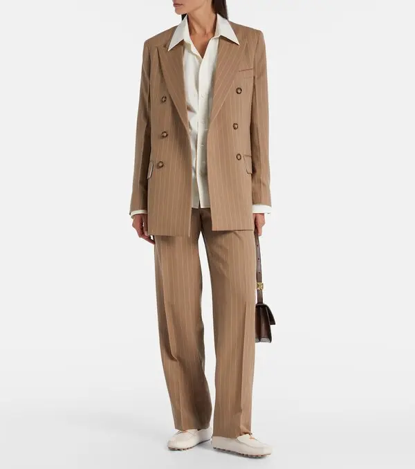 TOD'S Belted Cotton Poplin Shirt