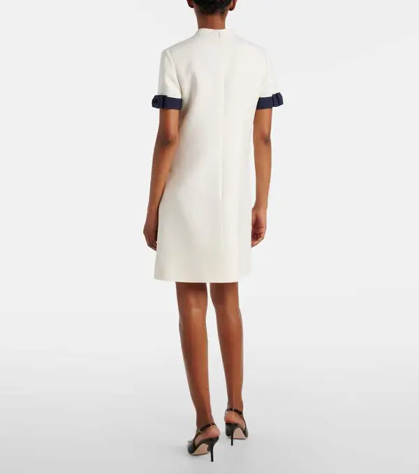 Valentino Garavani Crepe Couture Bow-detail Minidress
