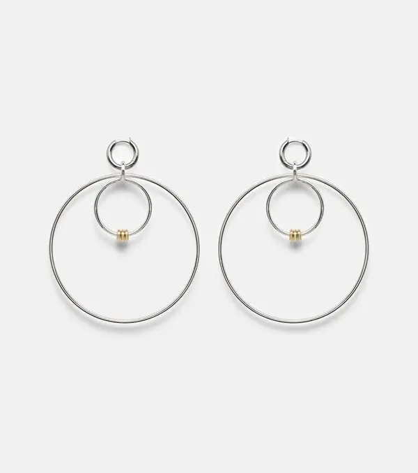 SPINELLI KILCOLLIN Echo Sterling And 18kt Gold Hoop Earrings