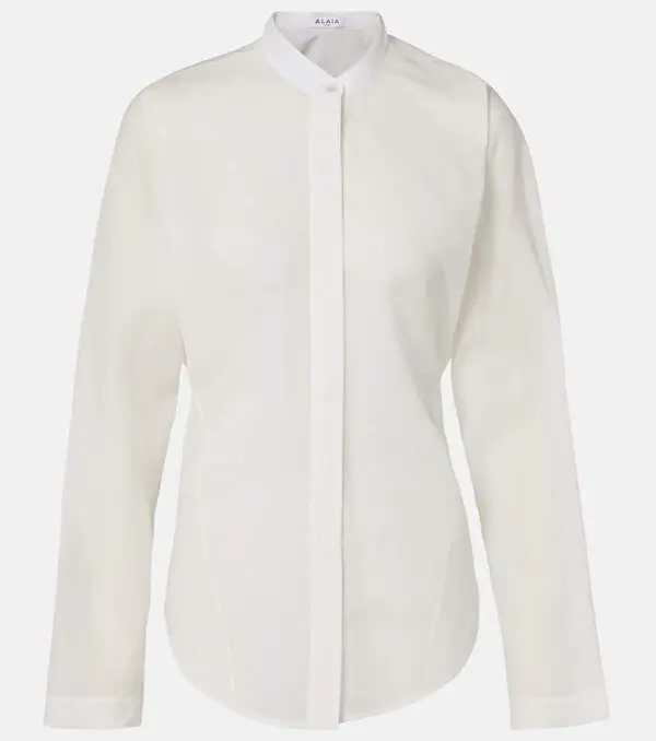 Alaïa Cotton And Linen Shirt